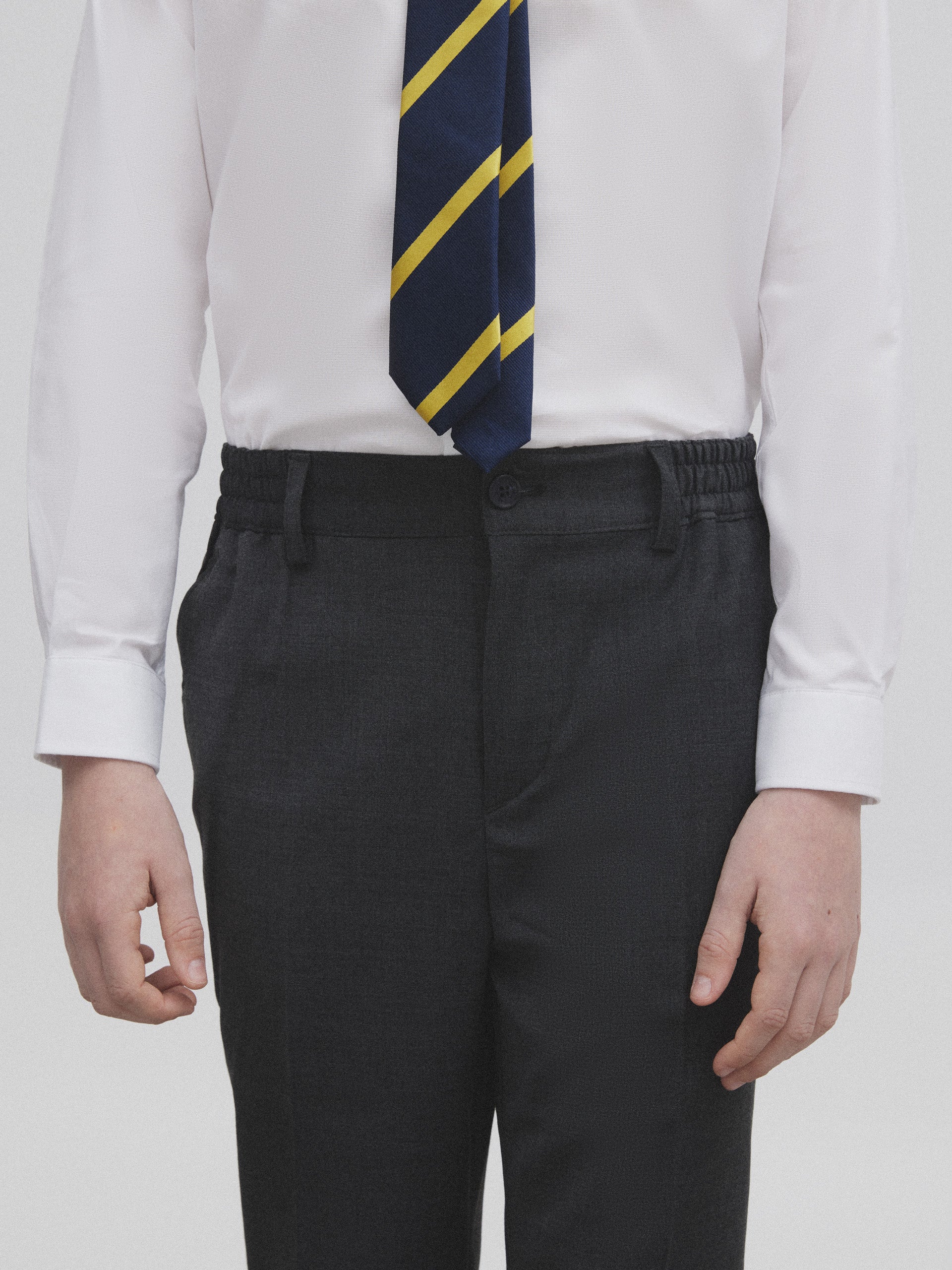 Classic gray kids dress pants