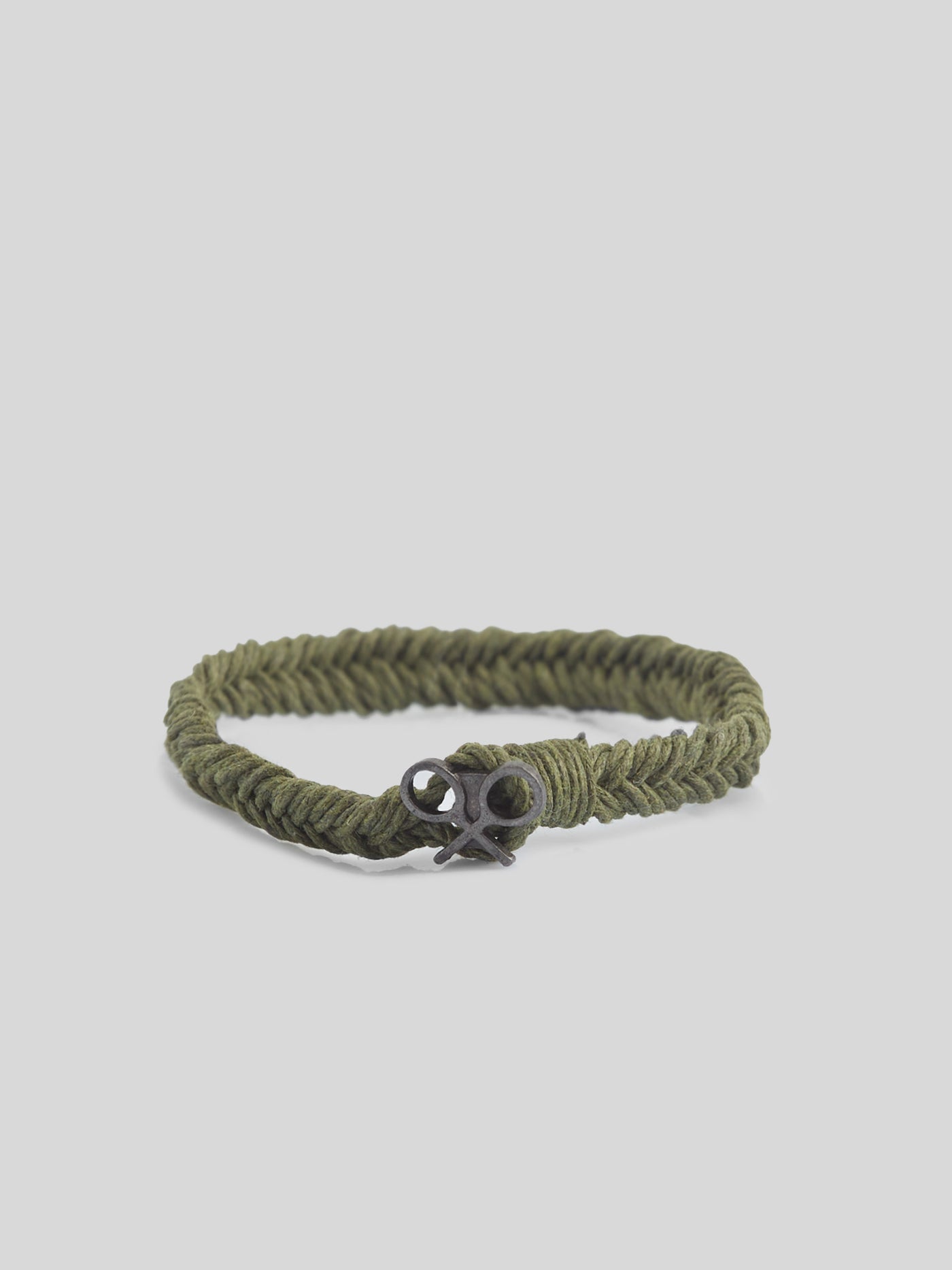Green racket rope bracelet