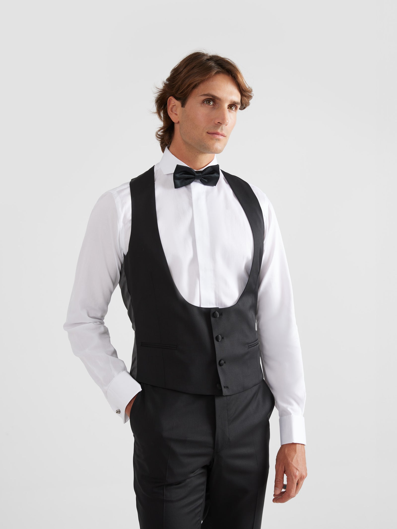 Chaleco Esmoquin Classic Negro | SILBON