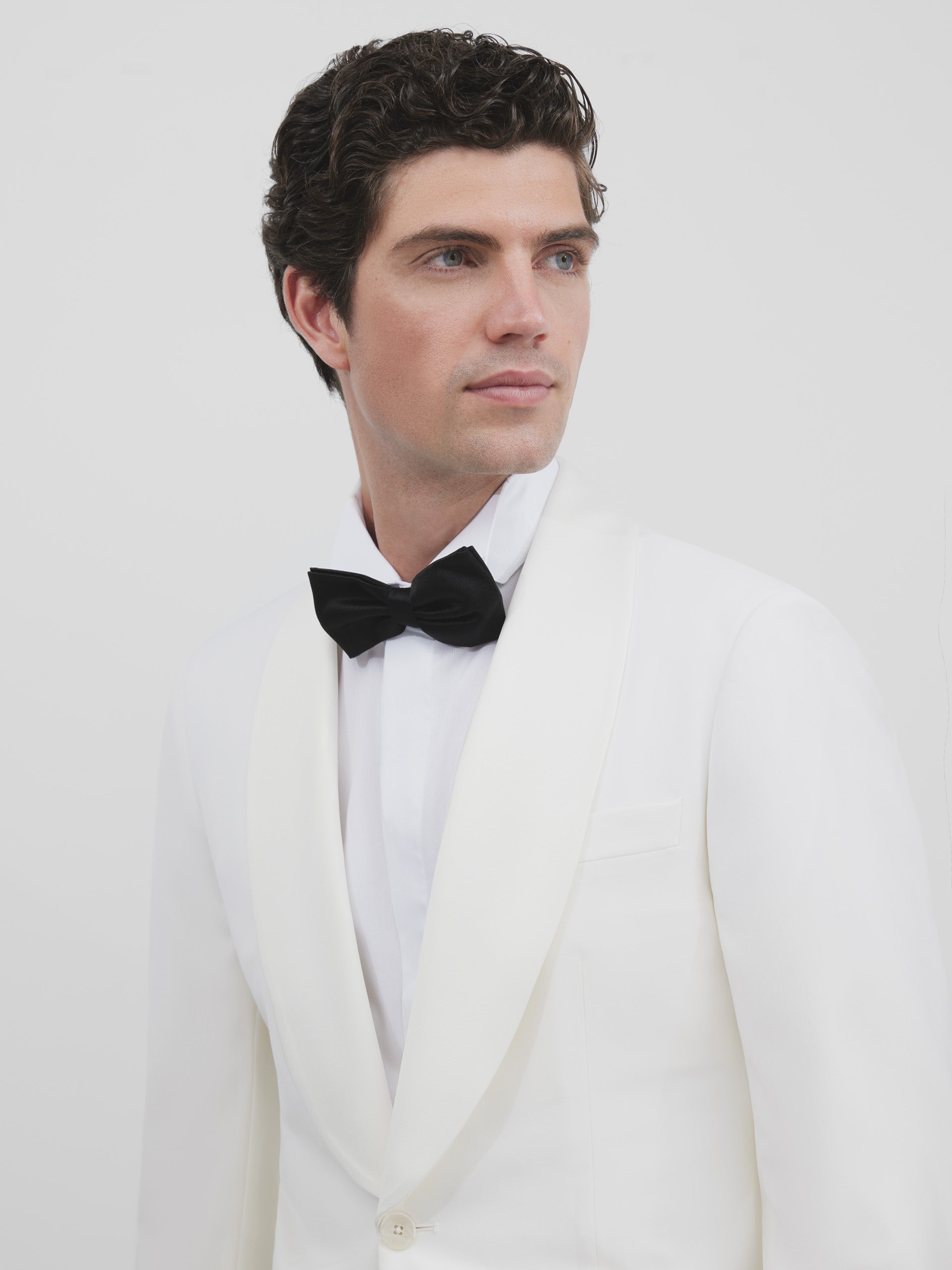 Americana Esmoquin Silbon Blanco | SILBON