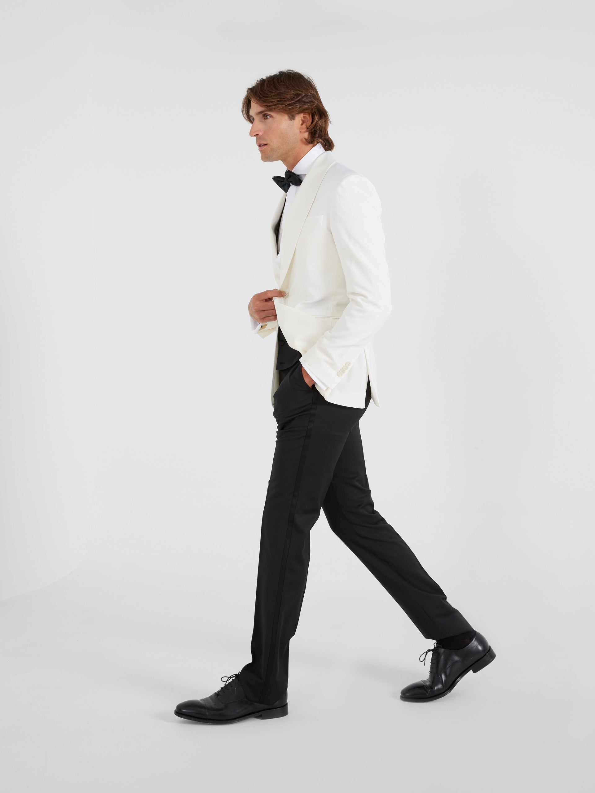 Americana Esmoquin Silbon Blanco | SILBON