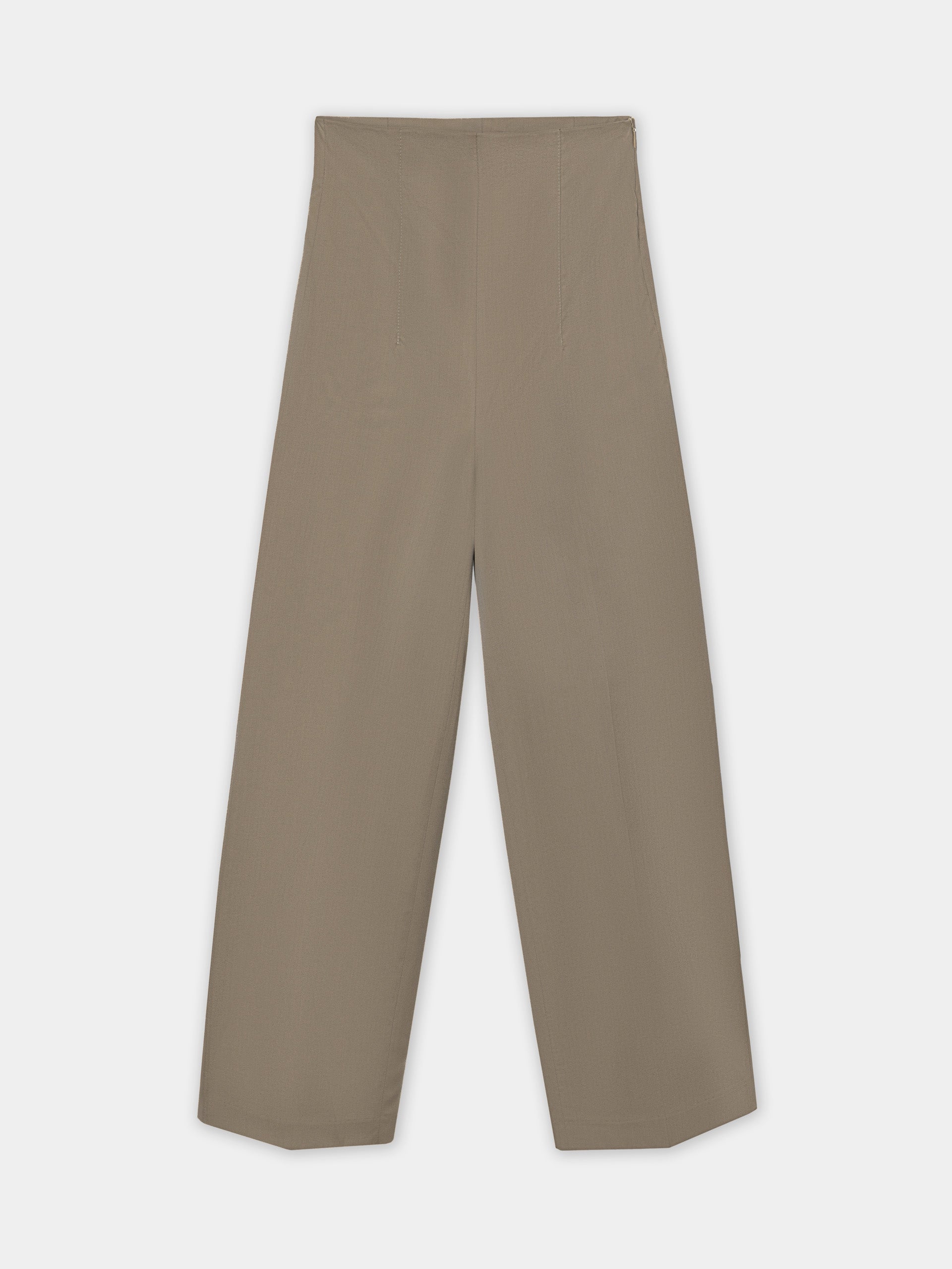 Women's unique wide beige pants