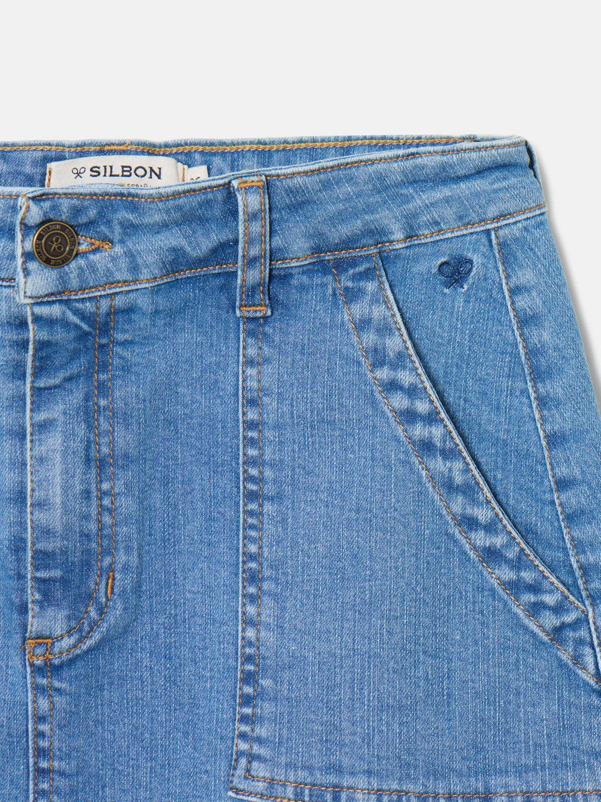 Medium Denim Mini Skirt