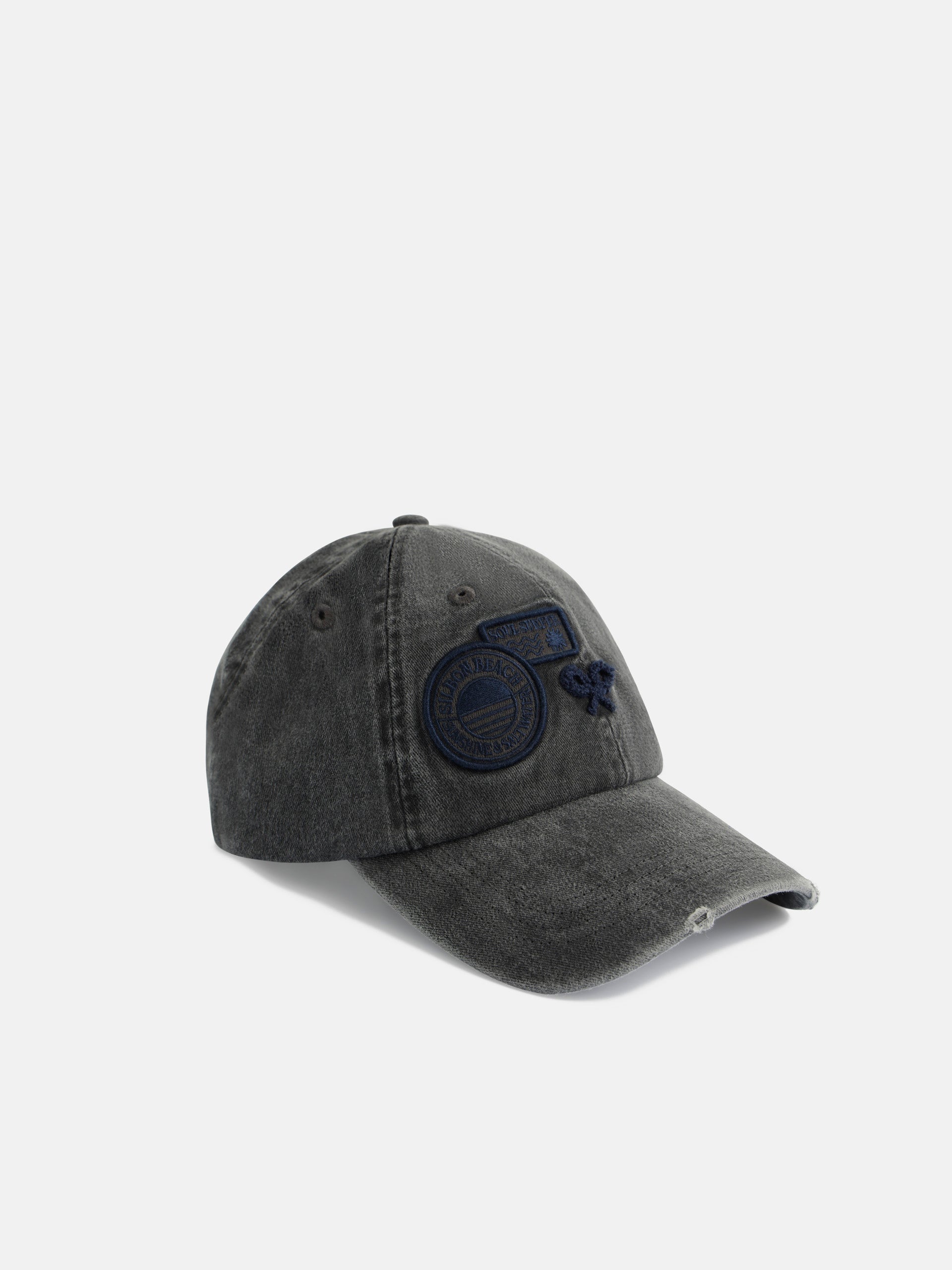 Navy blue patch cap