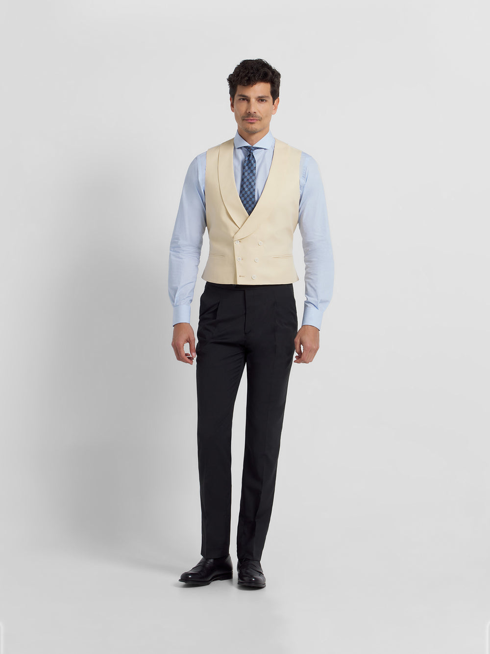 Chaleco chaque cuello redondo camel