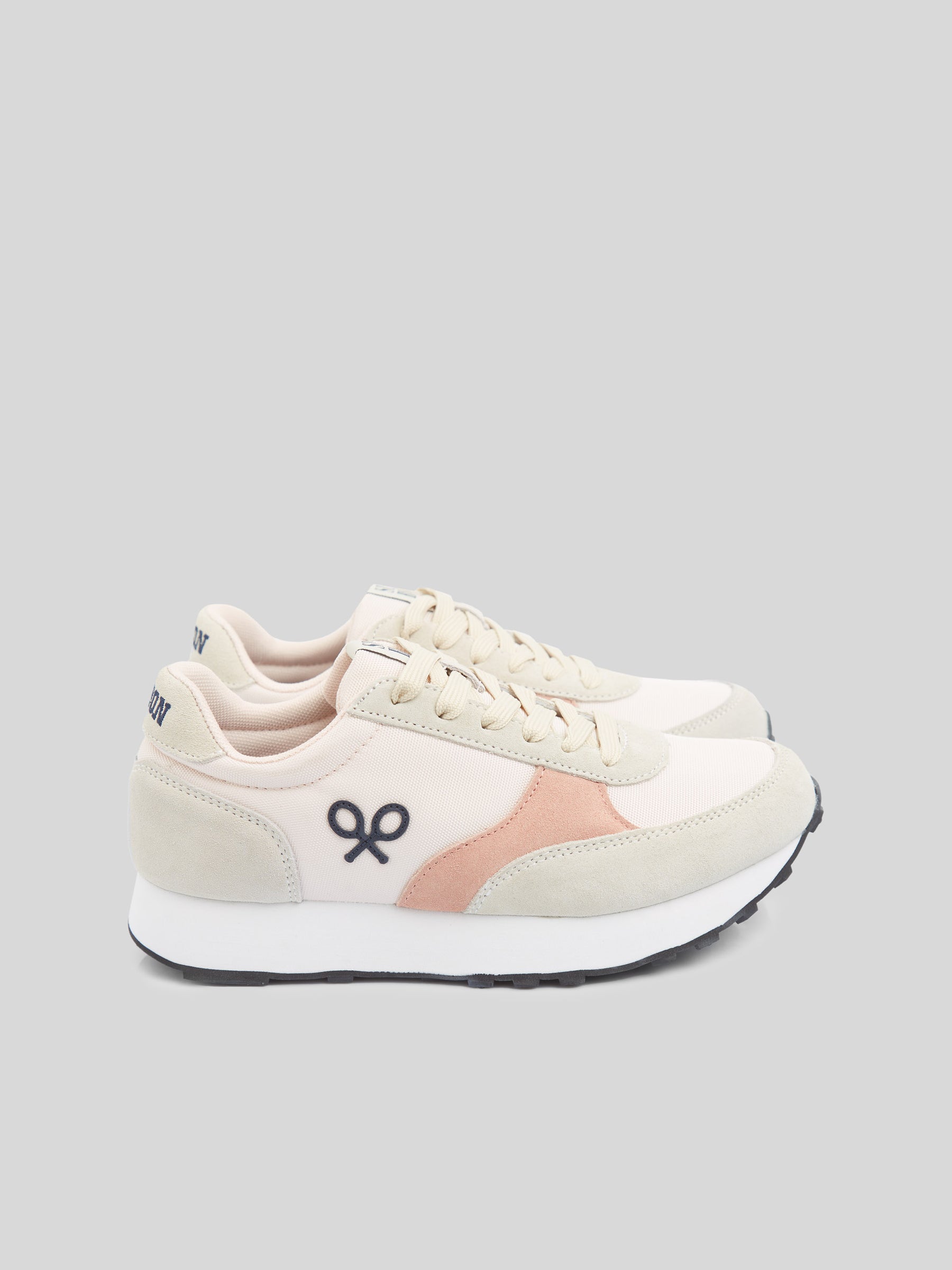 Pink women's running shoe